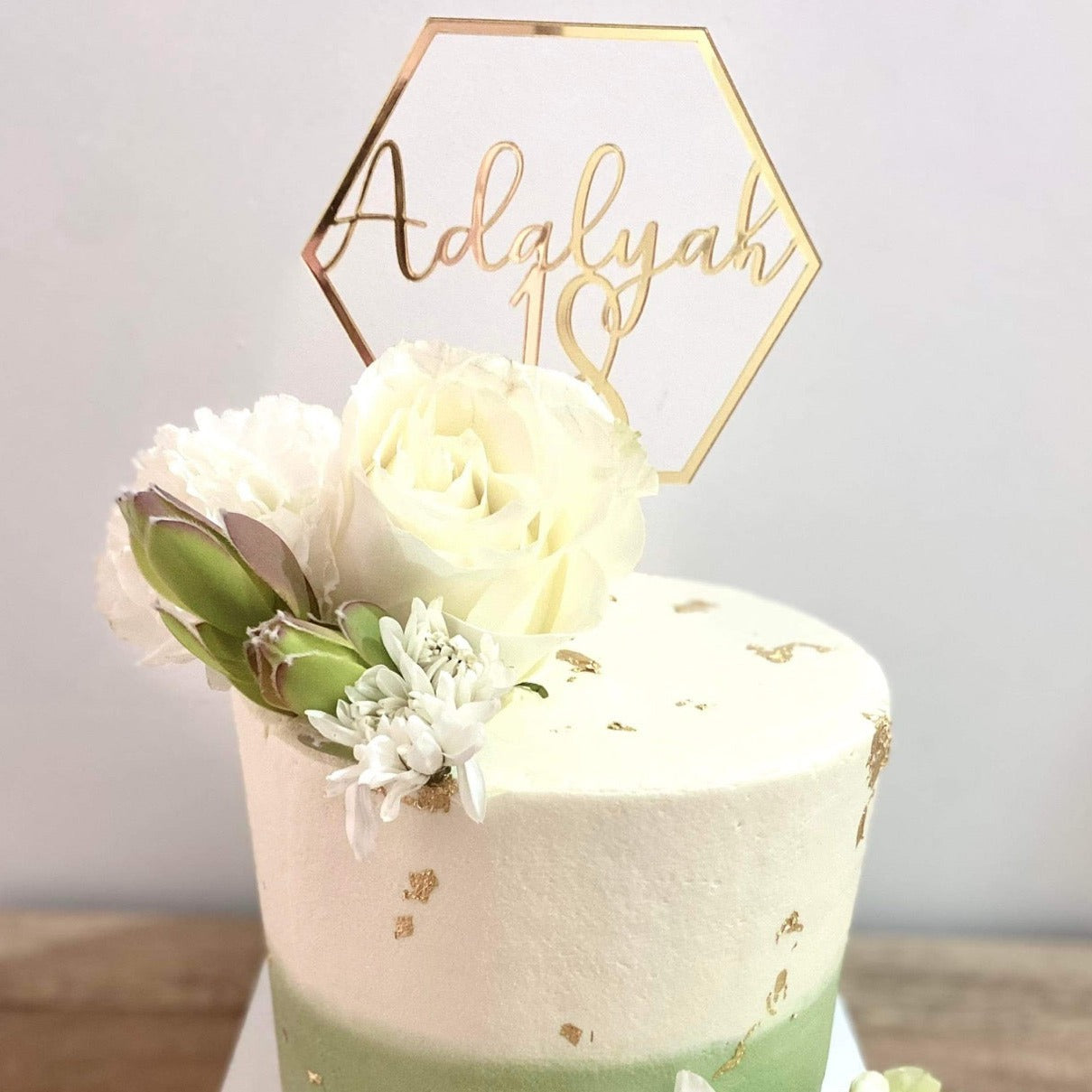 Cake Topper | Hexagon – Jonoto Designs