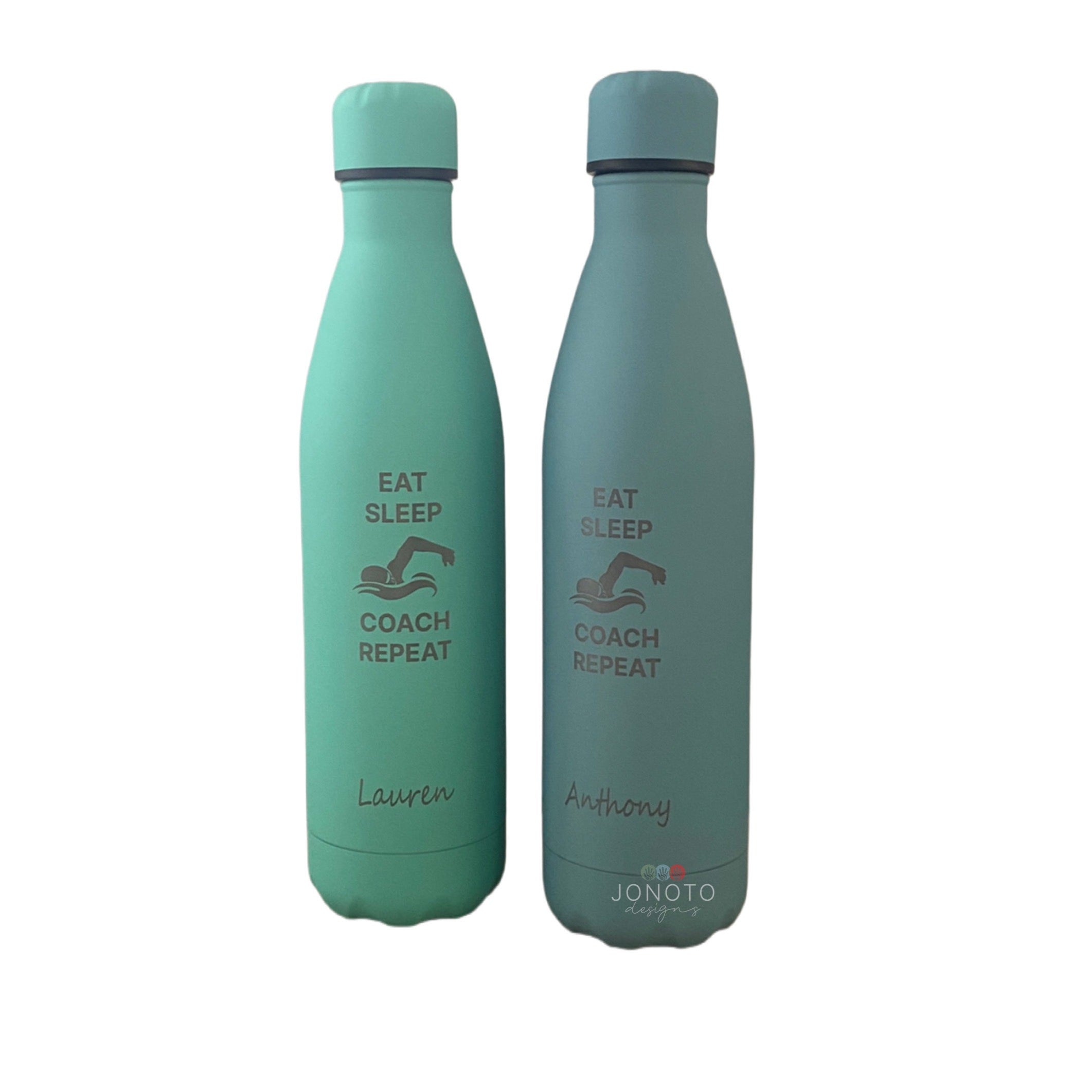 Insulated Water Bottle | Swimming Coach – Jonoto Designs